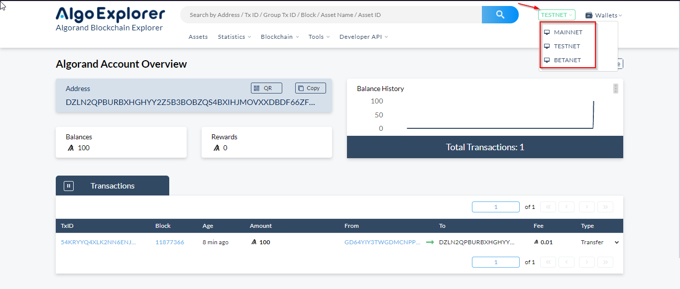 Atomic Transactions Web and Console Applications | Algorand Developer Portal